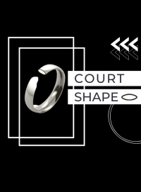 Wedding Rings | Court Shape | Yellow, White or Rose Gold & Platinum